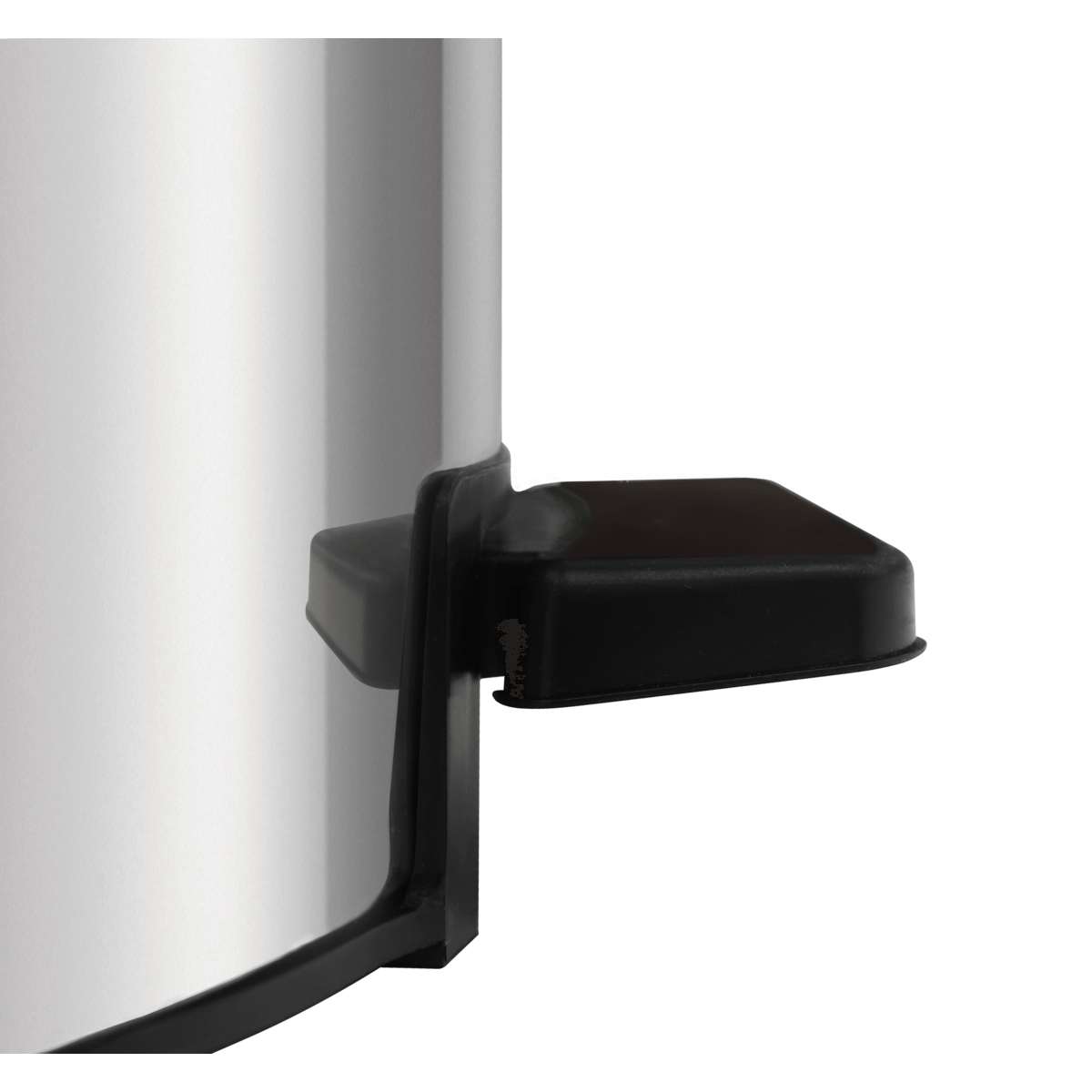 Cesto de Resiudos Loop de acero inoxidable con pedal Tramontina con terminacón pulido y balde ...